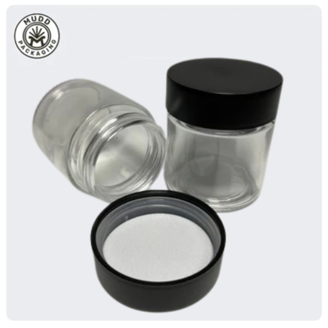 53-400 4oz Transparent Glass Jar without Lid – Mudd Packaging