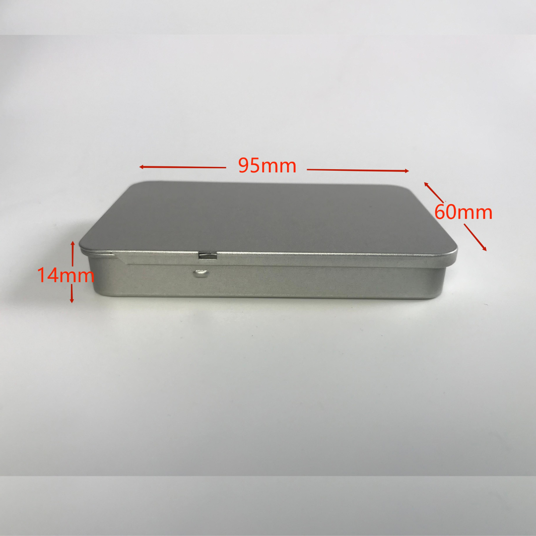 Metal Silver Slide Pre-Roll Tin Box with Child Resistance and 5 Divide ...